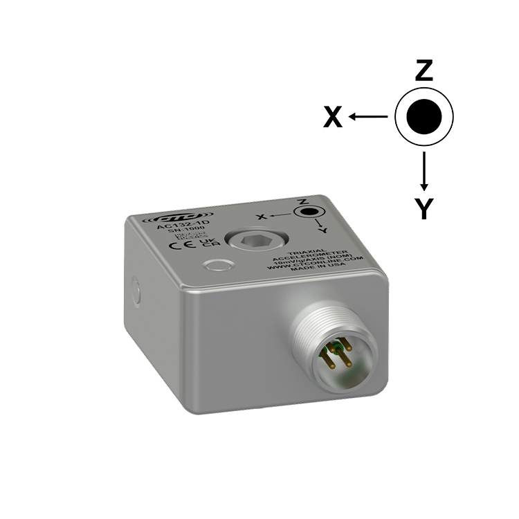 AC132 10 mV/g Triaxial Accelerometer | CTC