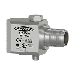 A CTC AC916 stainless steel, side exit industrial vibration sensor ...
