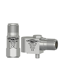Accelerometer Size Comparison - Single Axis & Triaxial | CTC
