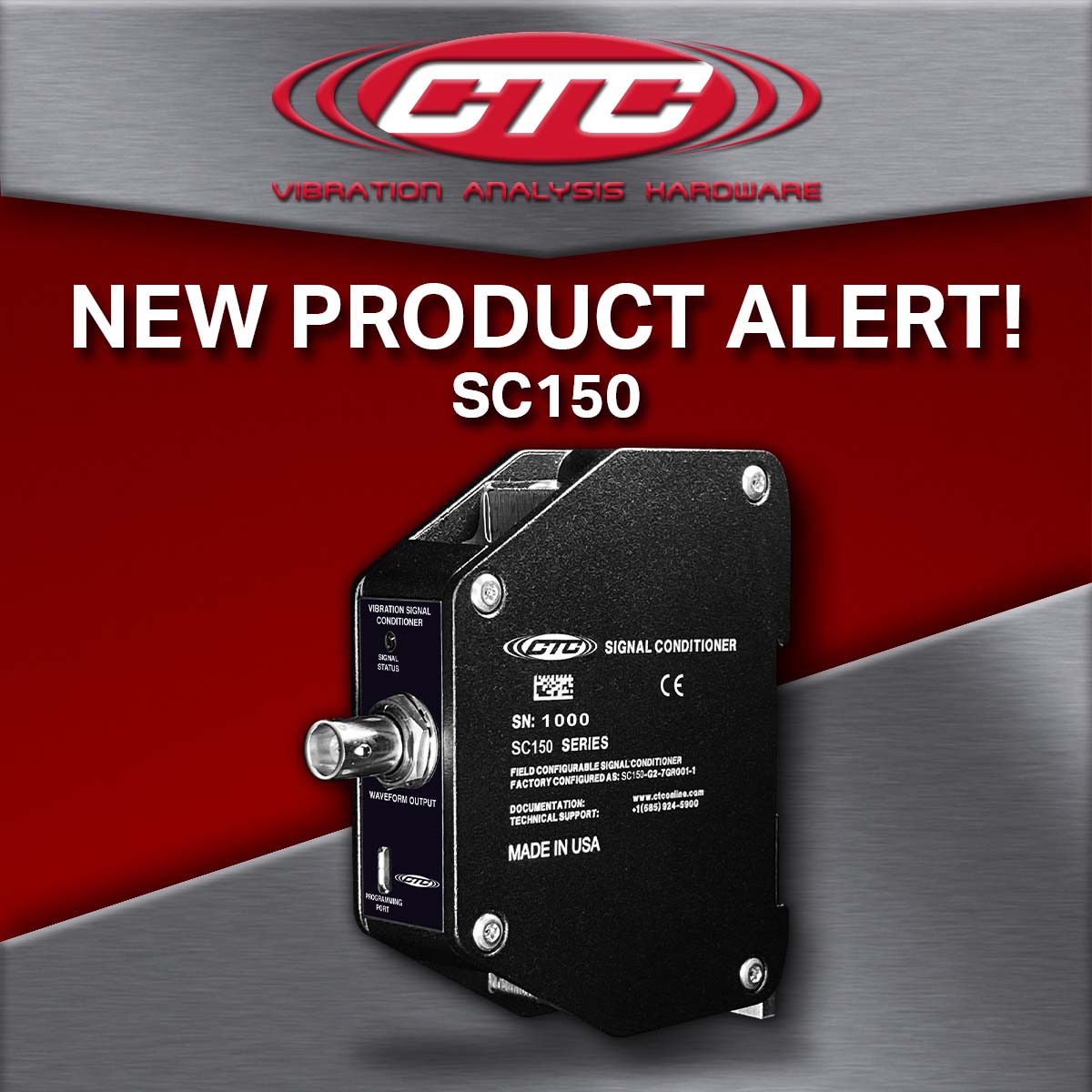 CTC Line Vibration Analysis Hardware | CTC